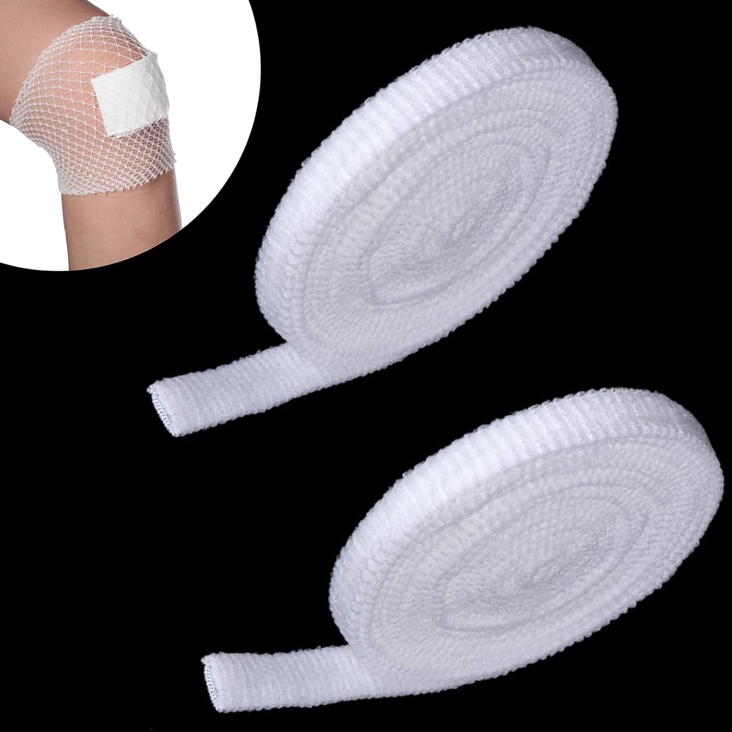 Triani 2Rolls Tubular Bandage Elastic Net Wound Dressing Elastic ...