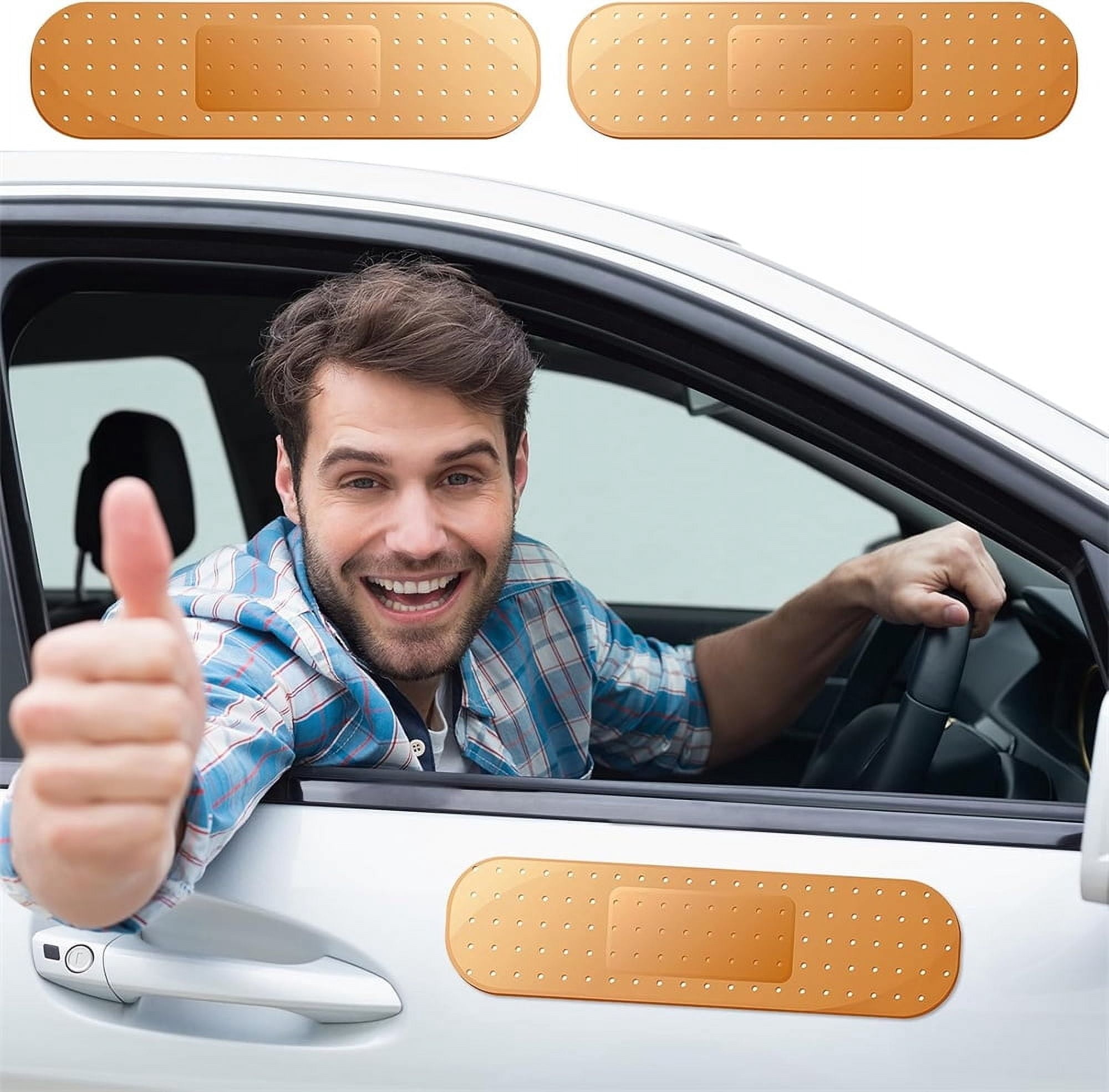 Triani 3Pcs Funny Bandage Decal 10*2.6 Inch Band-Aid Shape Large Vinyl ...