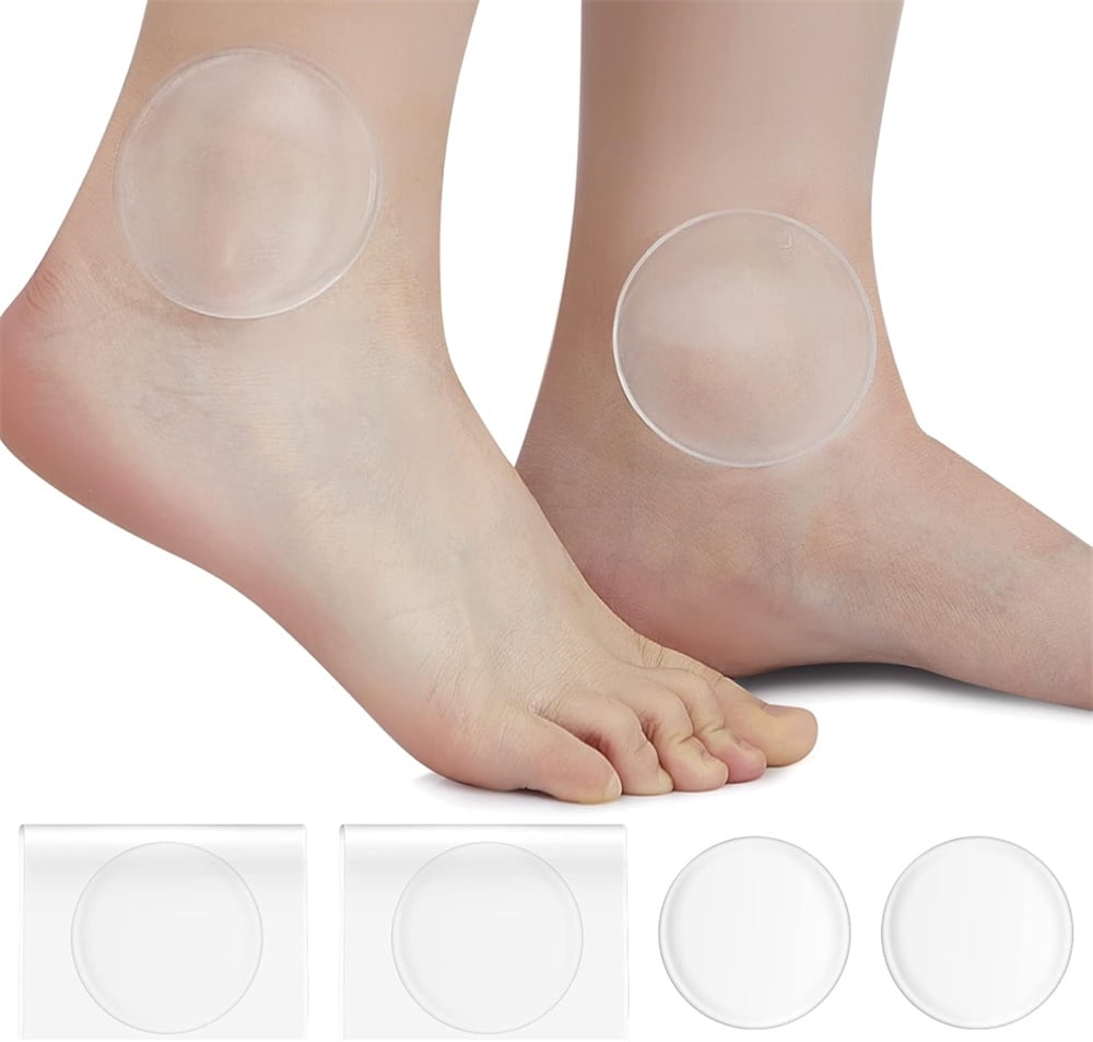 Triani 4 Pieces Ankle Gel Discs Ankle Bone Protector Brace Skate ...