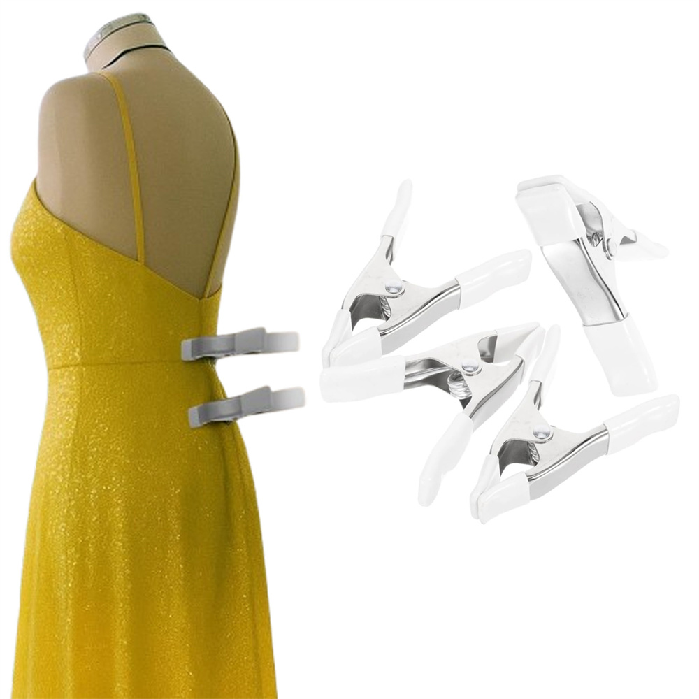 Triani 4Pcs Dress Clips Clothing Clamps 4 Inch Heavy Duty Fixed Clamp ...