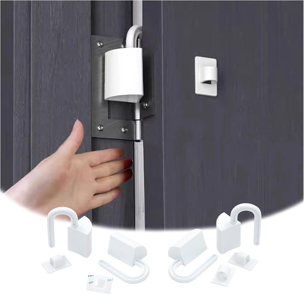 Triani 4Pcs Finger Guard Rotatable Safety Stopper Anti-Pinch Door Locks ...