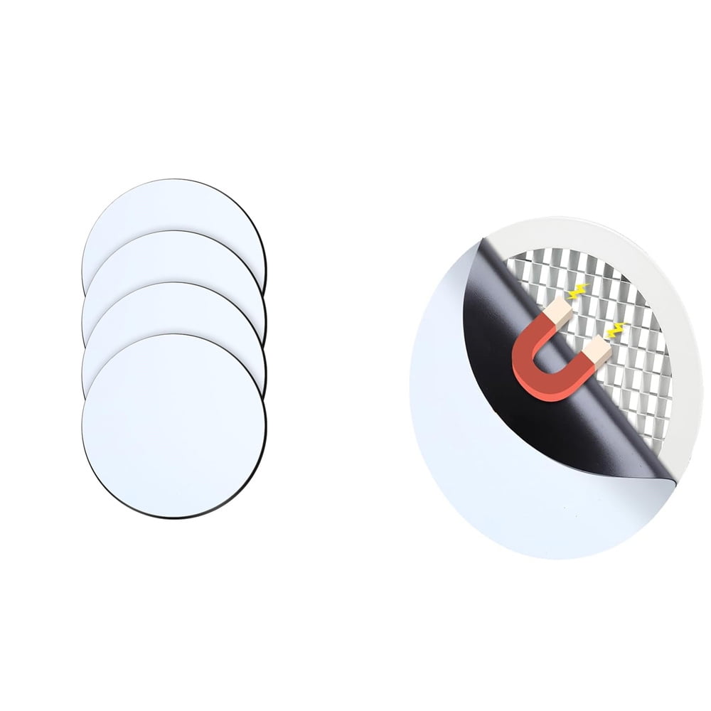 Triani 4Pcs Strong Magnetic Vent Covers 6.5" Round Vent Blocker Air ...