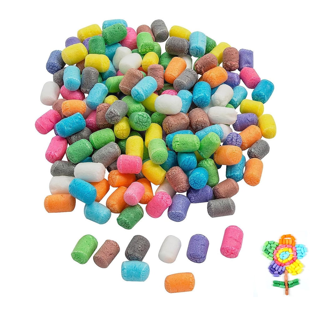 Triani 500Pcs Foam Crafts Puffs Corn Craft Arts Building Blocks Model ...