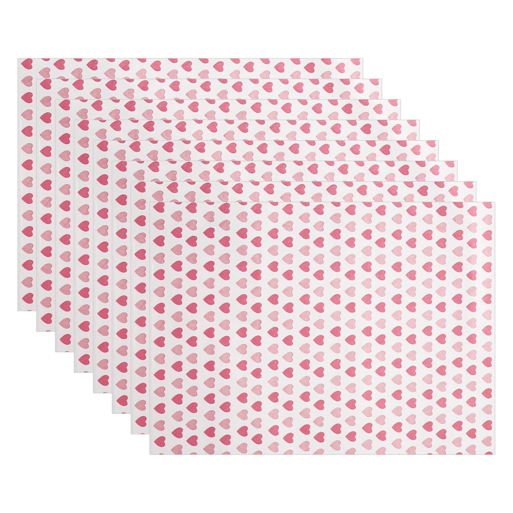 Triani 50Pcs Heart Food Picnic Paper Grease Proof Paper Deli Paper ...