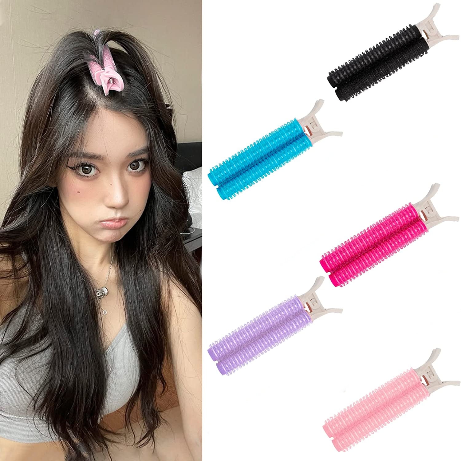 Triani 5Pcs Volumizing Hair Clips,Root Clips for Hair Volume,Fluffy ...