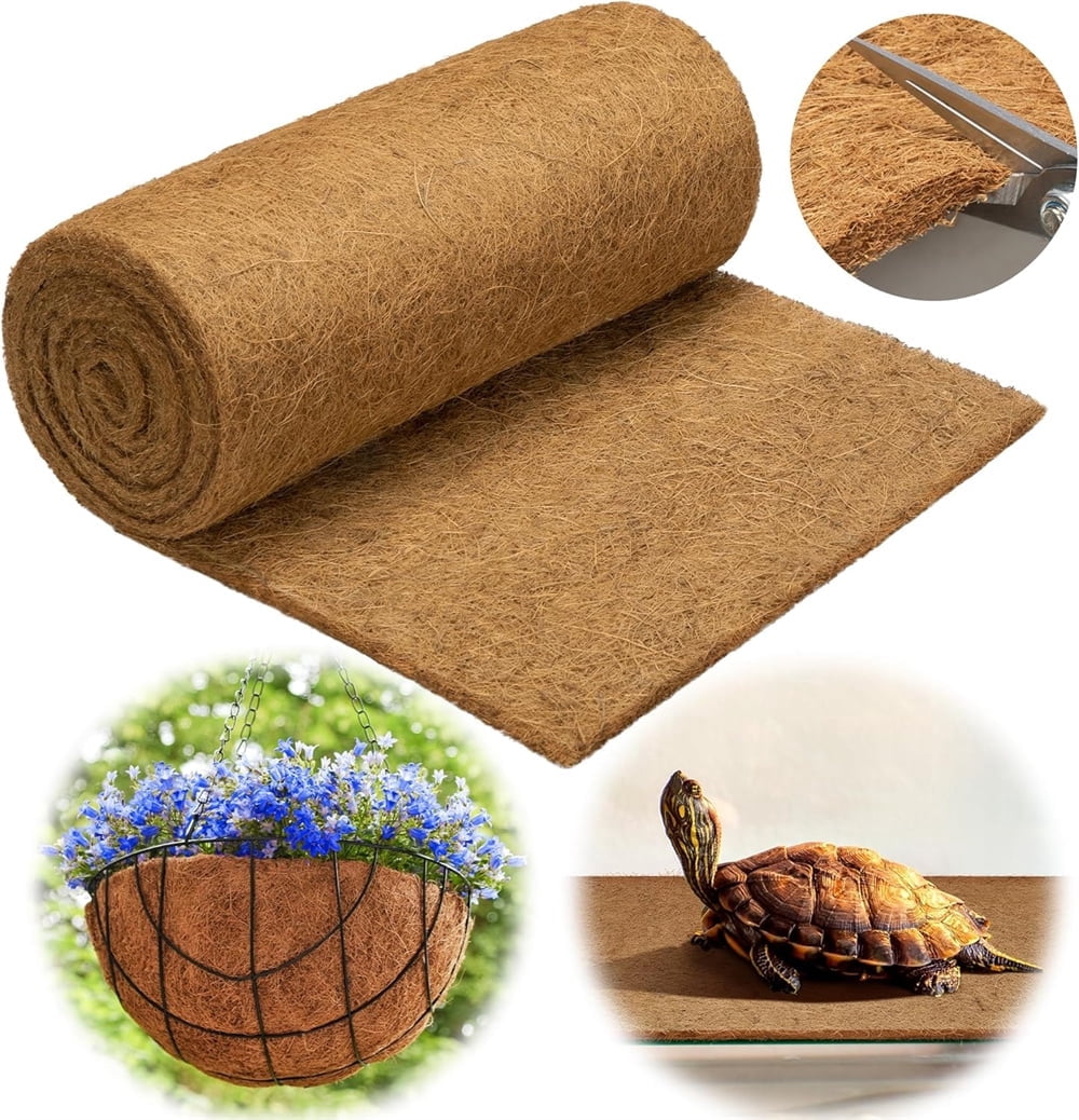 Triani 6.56Ft Coco Plant Liner Sheet Natural Coconut Fiber Replacement ...