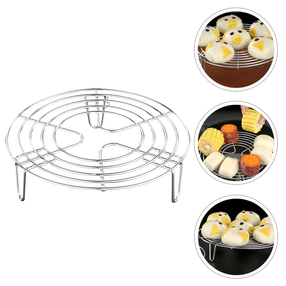 Triani 6 inch Stainless Steel Trivet Rack Stand Cooking Steamer Rack ...