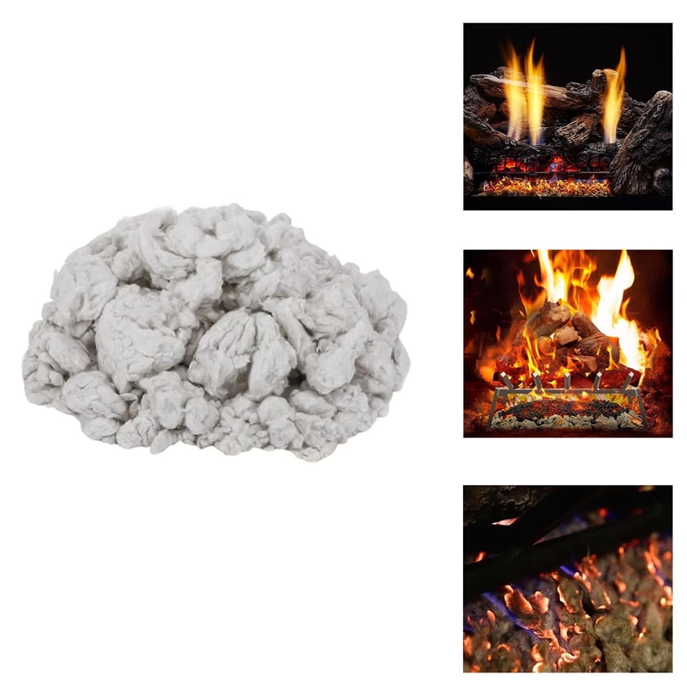 Triani 7oz Gas Fireplace Glowing Embers Rock Wool Glowing Embers for ...