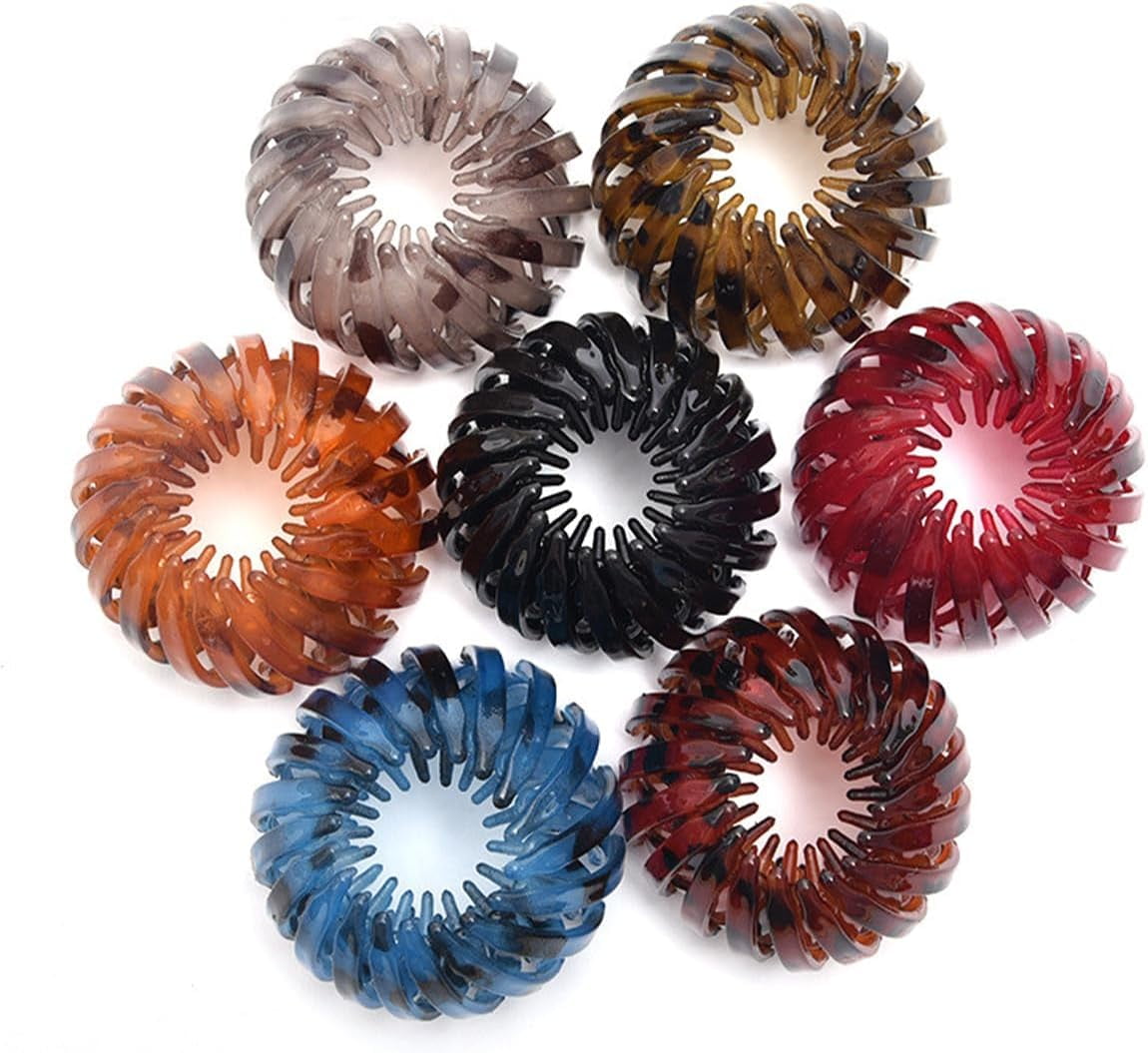 Triani 7Pcs Birds Nest Hair Clips Hair Claw Clamps Bun Makers ...