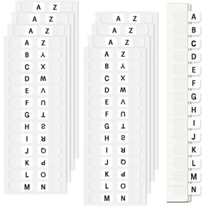 Alphabet Tabs