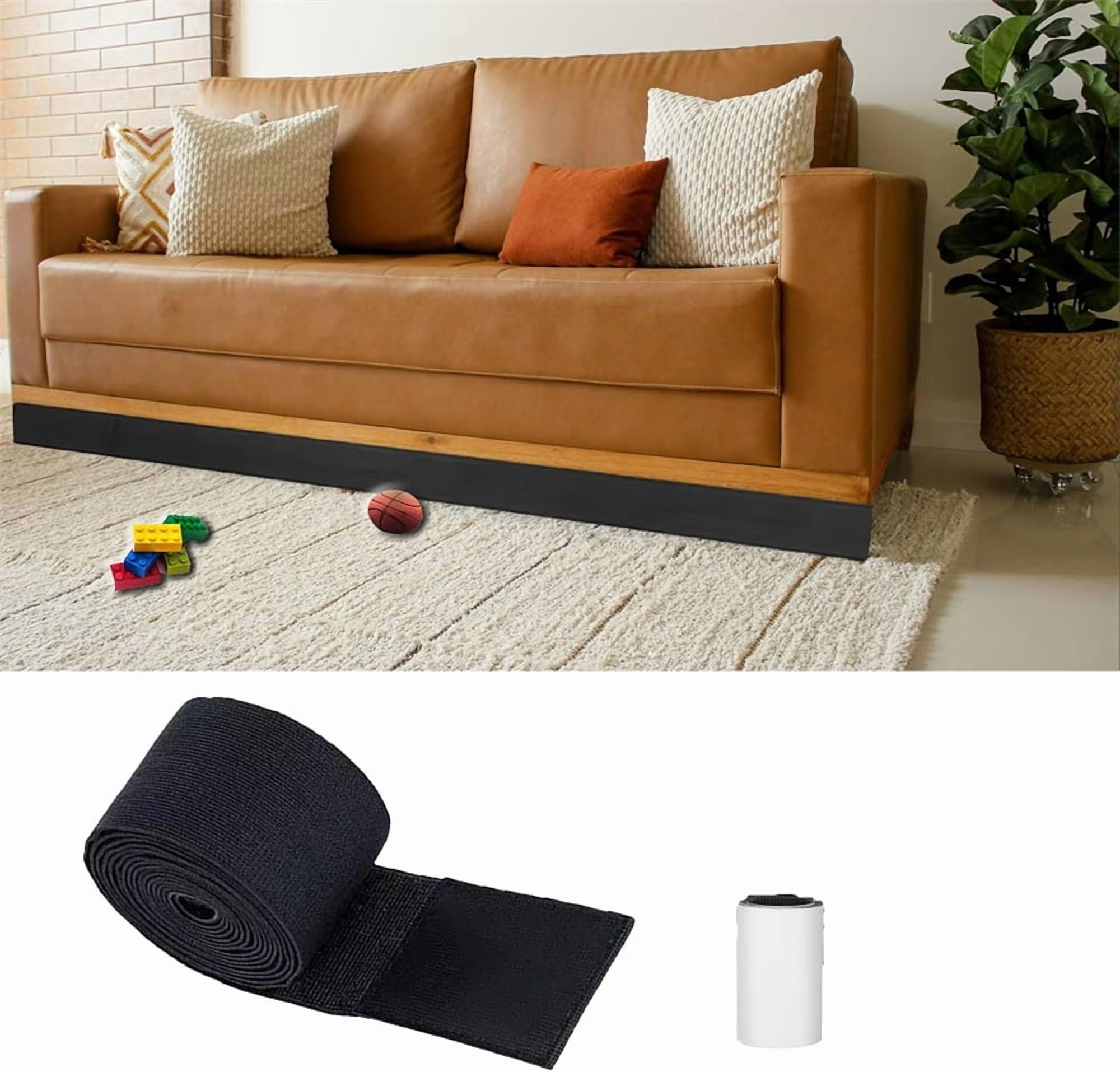 Triani 9.84Ft Under Couch Blocker for Pet Toys 1.97 Inch Adhesive ...