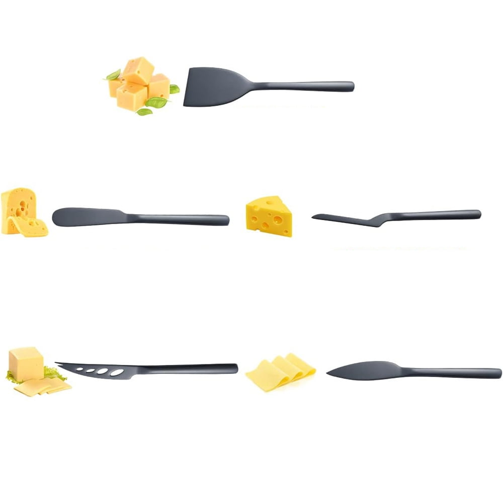 Triani Cheese Knife Set of 5 Cheese Butter Spreader Knife Set Stainless ...