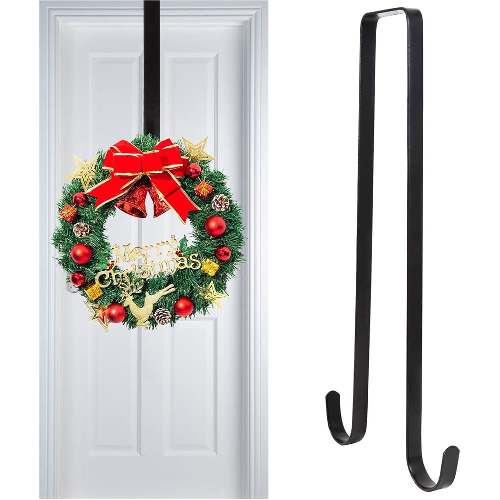 Triani Double Side Wreath Hanger 15" Large Wreath Metal Hook for Wreath ...