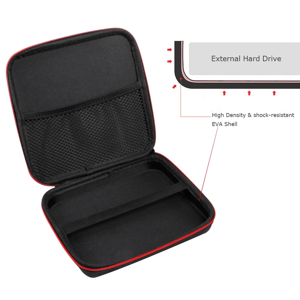 Triani External DVD CD Burner Drive Carrying EVA Case for Passport ...