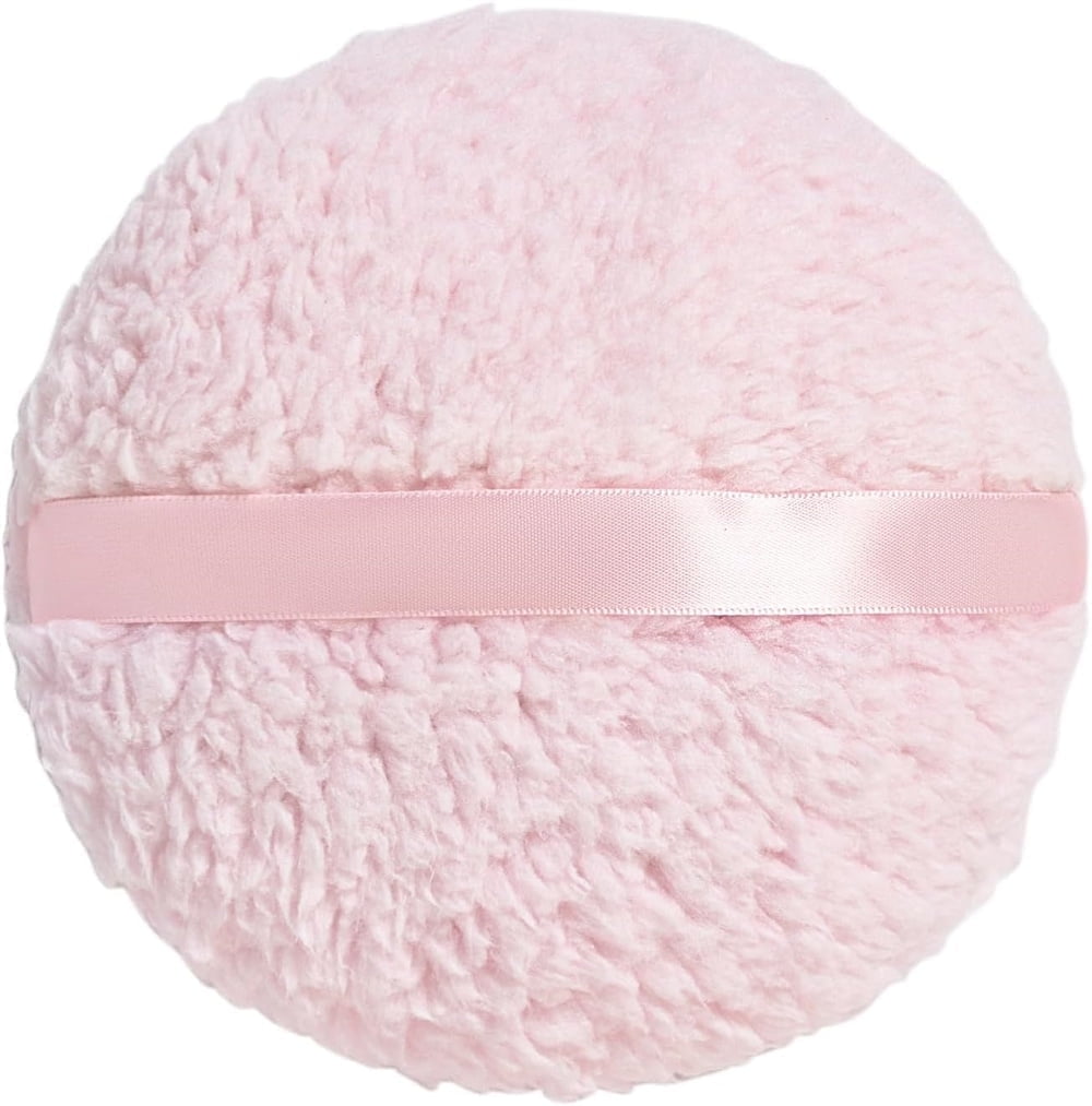 Triani Large Plush Body Puff 5.9" Soft Washable Reusable Face Body ...
