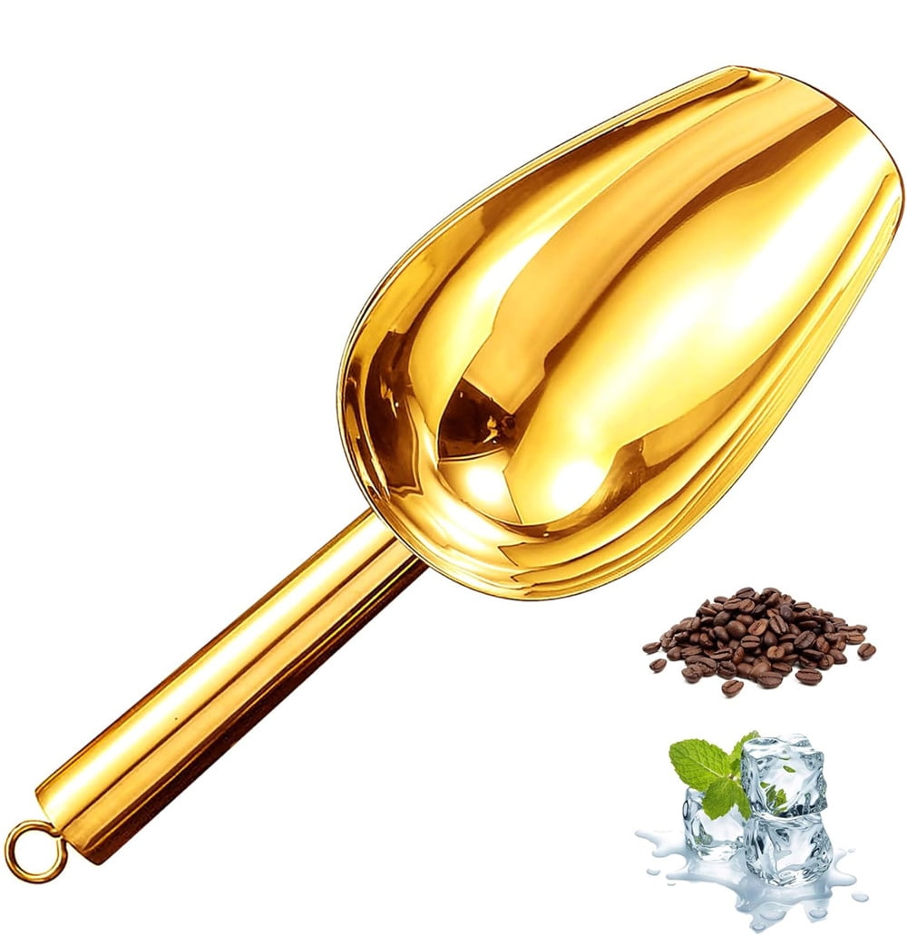 Triani Metal Ice Scoop 6 Oz Small Metal Food Scoops for Candy Flour ...