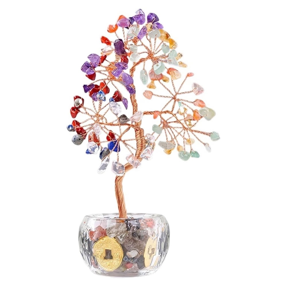 Triani Natural Crystals Base Copper Wire Tree Life Spiritual Base ...