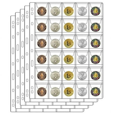 Paiyule Coin Collection Book Holder for Collectors, 200 Pockets Coins ...