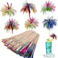 Trianu 100 Pcs Cocktail Picks Firework Party Picks Firework Cake ...