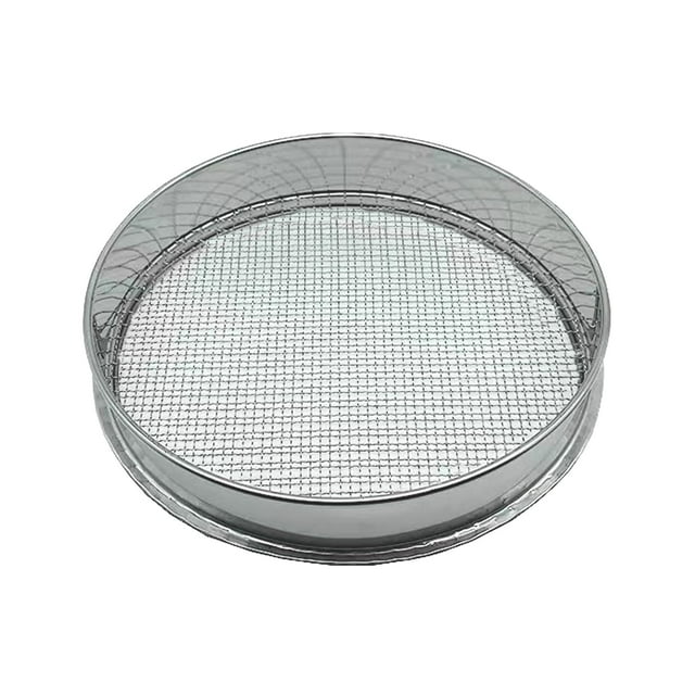 Trianu 11.8inch Garden Soil Sifter Sifting Pan-Sieve for Sand Rocks ...