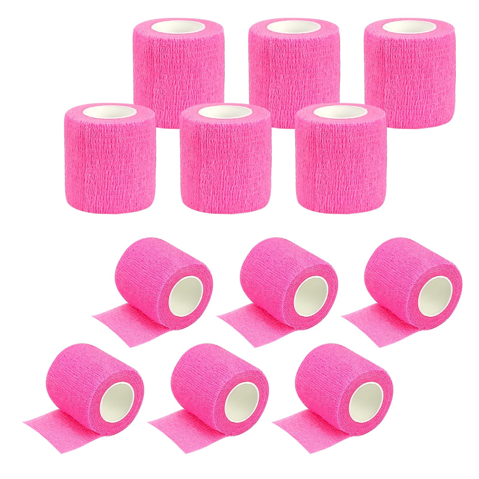 Trianu 12 Rolls Pre Wrap Athletic Tape, Soft Human Cloth Stretch ...