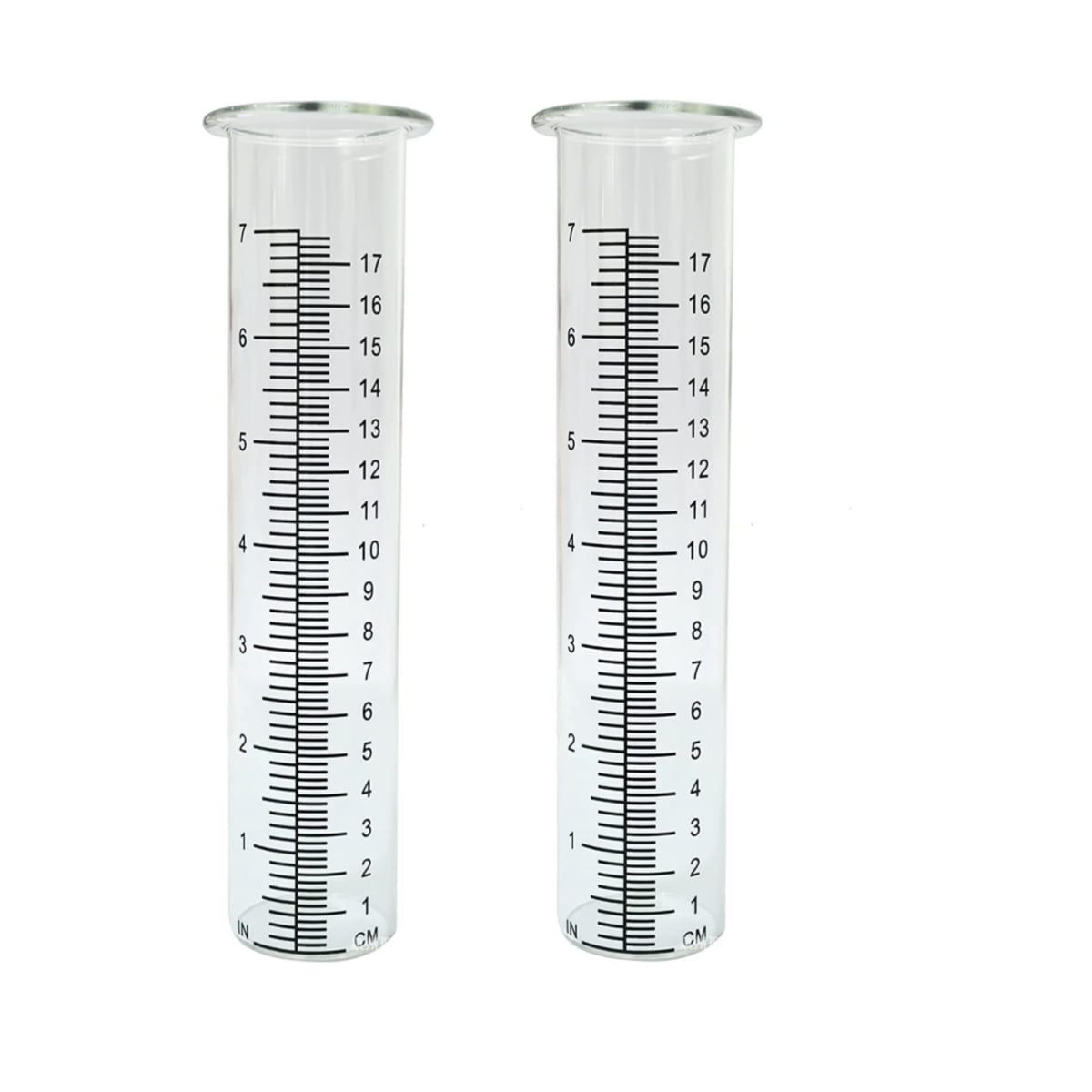 Trianu 2 Pack 7" Plastic Rain Gauge Replacement Tube, Cold Resistance ...