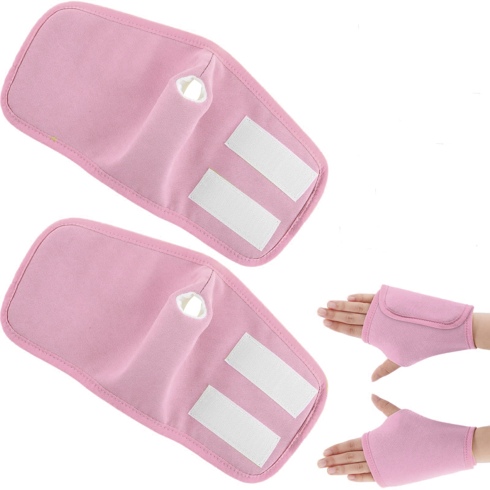 Trianu 2 Pack Castor Oil Packs for Hands, Reusable Hand Castor Oil Wrap ...