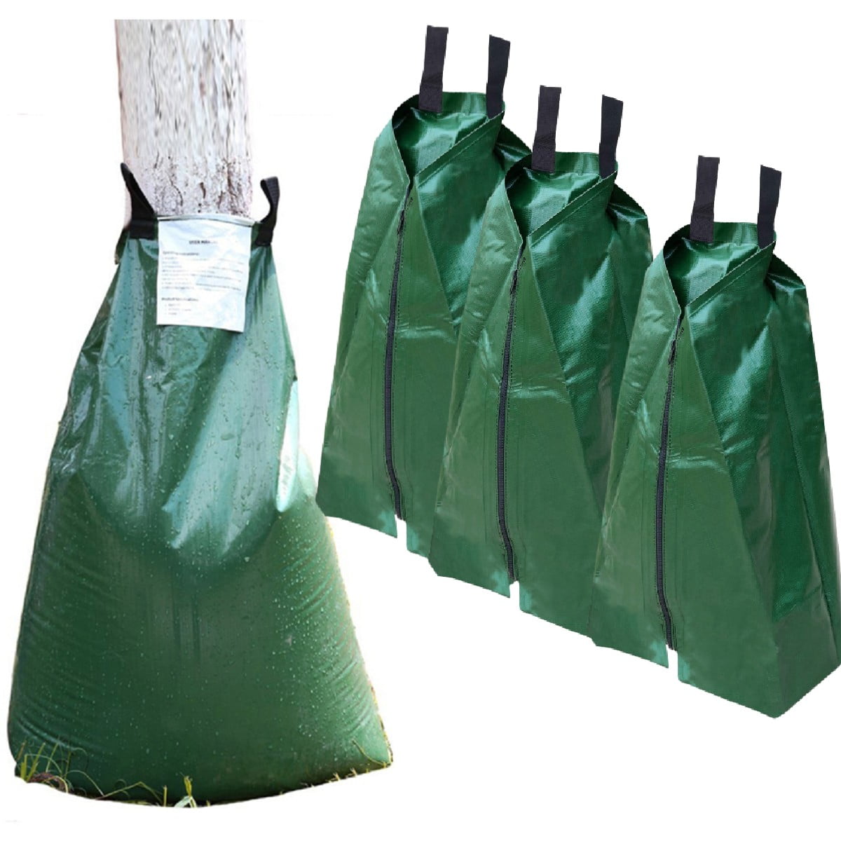 Trianu 20 Gallon Tree Watering Bags, Reusable, Heavy Duty, Slow Release ...
