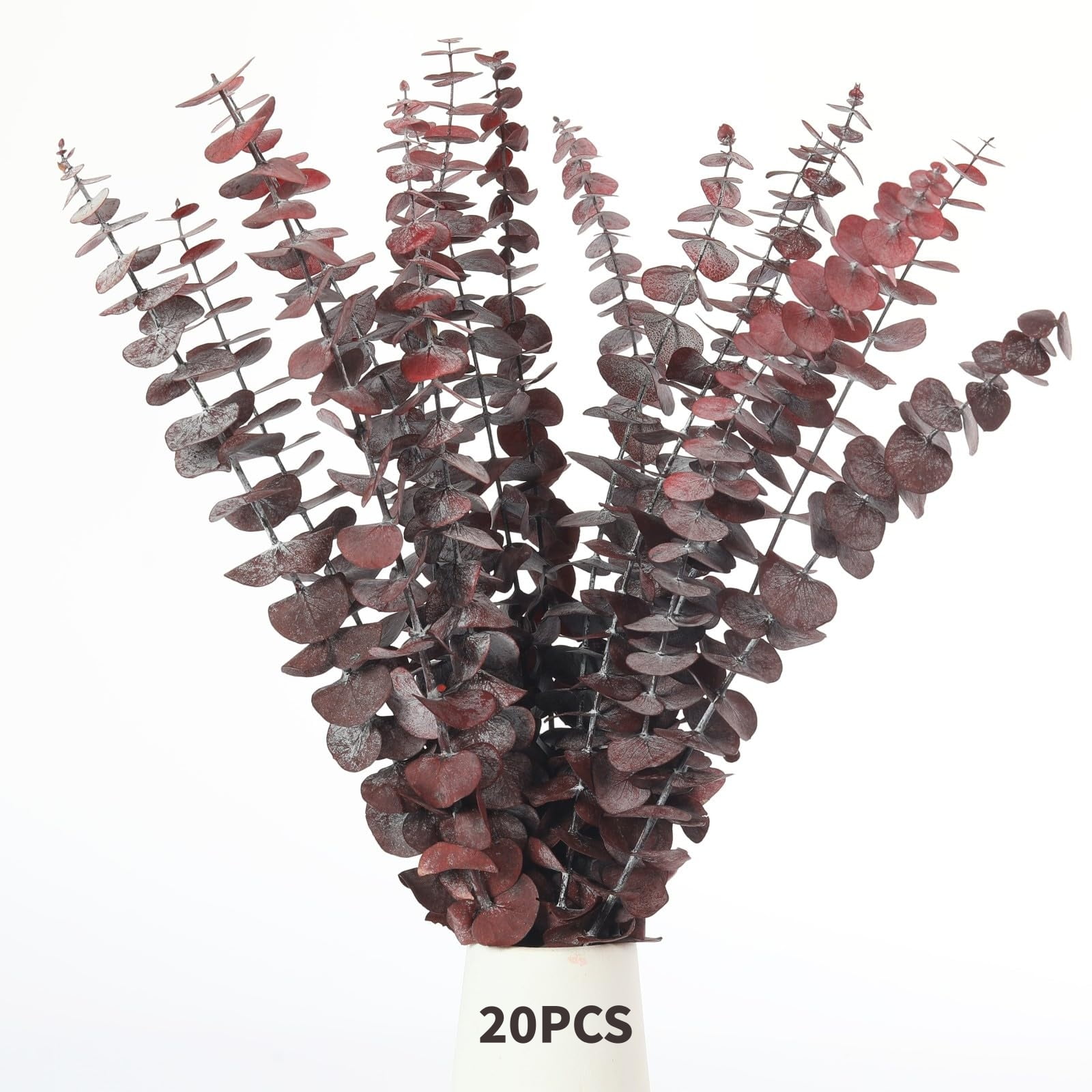 Trianu 20 Pcs Dried Eucalyptus Bundle Fresh Eucalyptus Branches 17 in ...