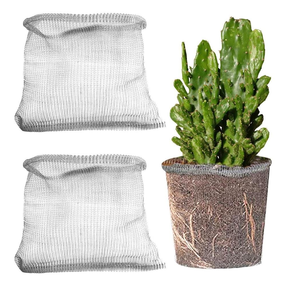 Trianu 2Pcs 1 Gallon Gopher and Vole Wire Baskets Protect Plants, Trees ...