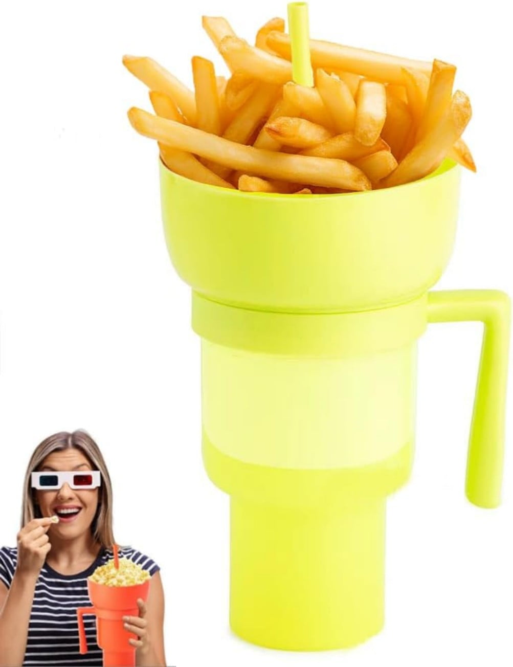 Trianu 32oz Color Changing Stadium Tumbler, Stadium Tumbler with Snack ... Trianu 32oz Color Changing Stadium Tumbler, Stadium Tumbler with Snack ...