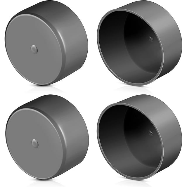 Trianu 4 Pack Bearing Dust Caps, 1.98 inch Grey Rubber Caps Trailer ...
