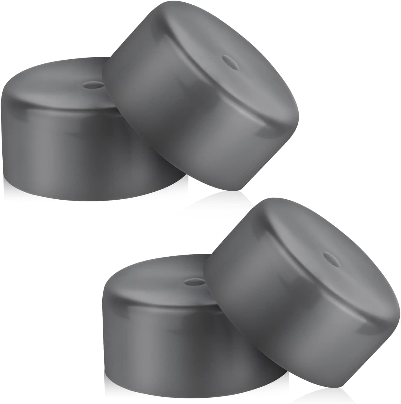 Trianu 4 Pcs Trailer Bearing Dust Caps 1.98 inch Gray Rubber Bearing ...
