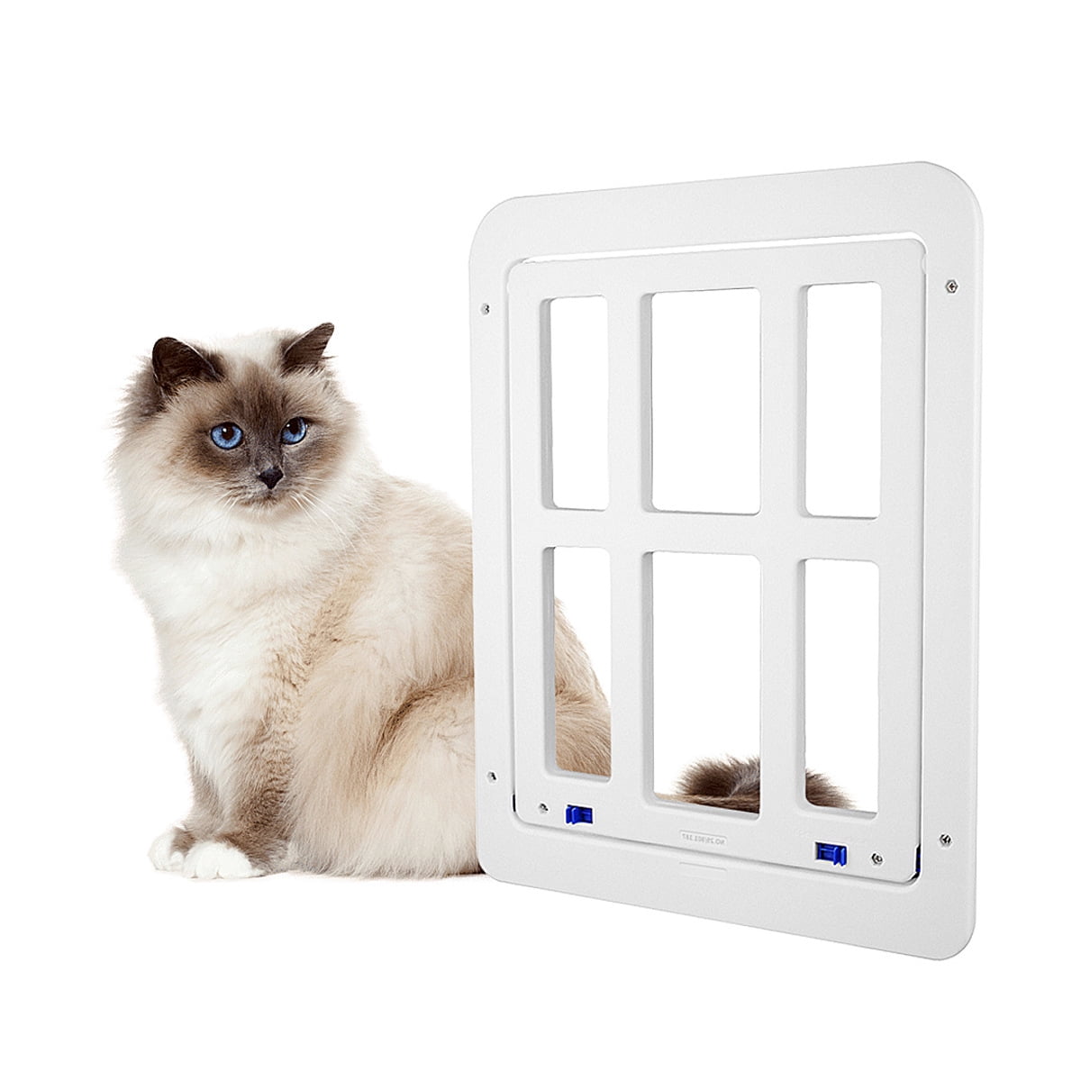 Trianu Cat Door, Safety Pet Door with 4 Way Lock, Weatherproof & Easy ...