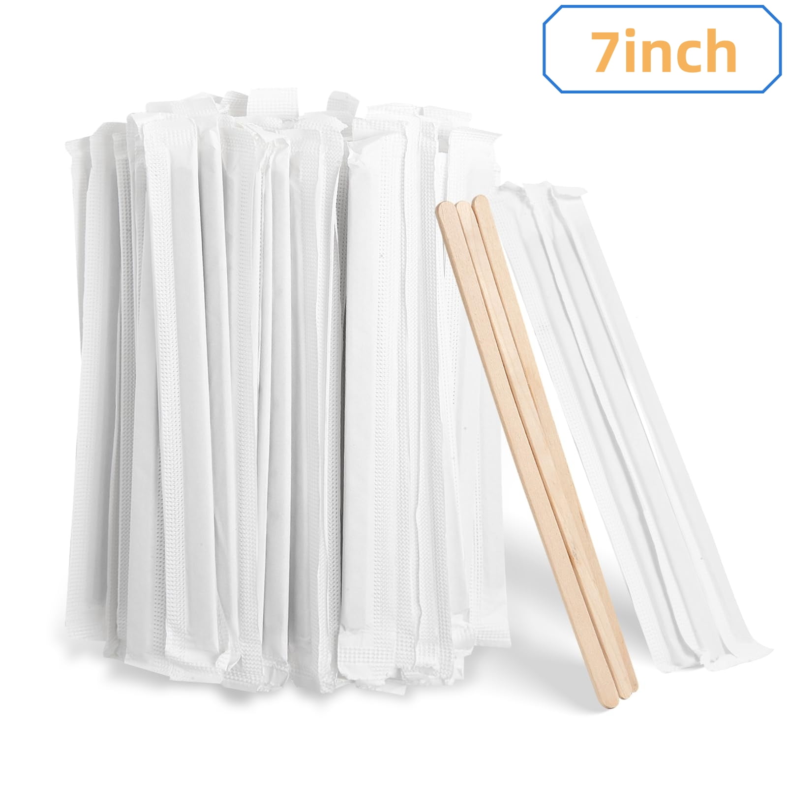 Trianu Coffee Stir Sticks 200 Pack, Individually Wrapped Coffee ...