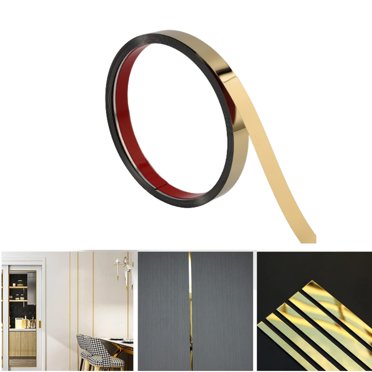 Trianu Gold Wall Trim Molding Flexible Molding Trim Self Adhesive Gold ...