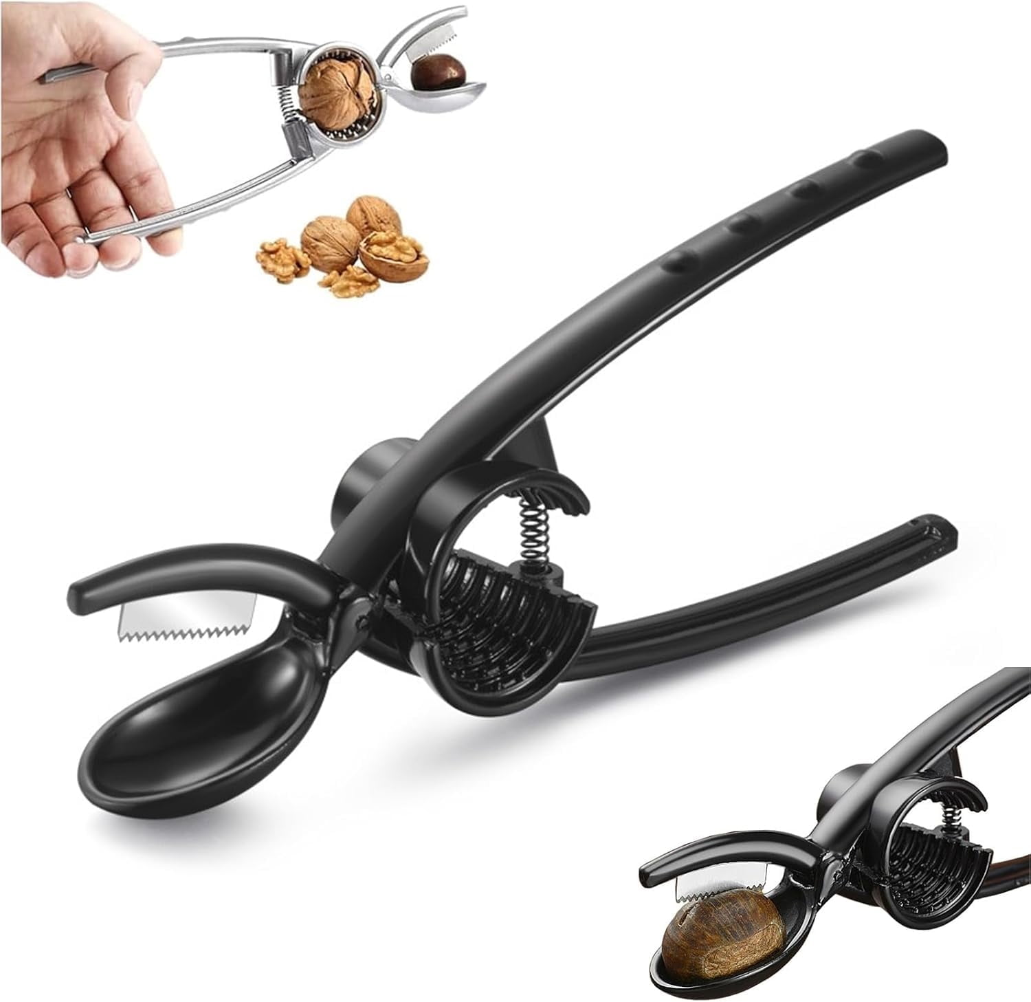 Trianu Nut Crackers Chestnut Opener Walnut Cracker Heavy Duty Seafood ...