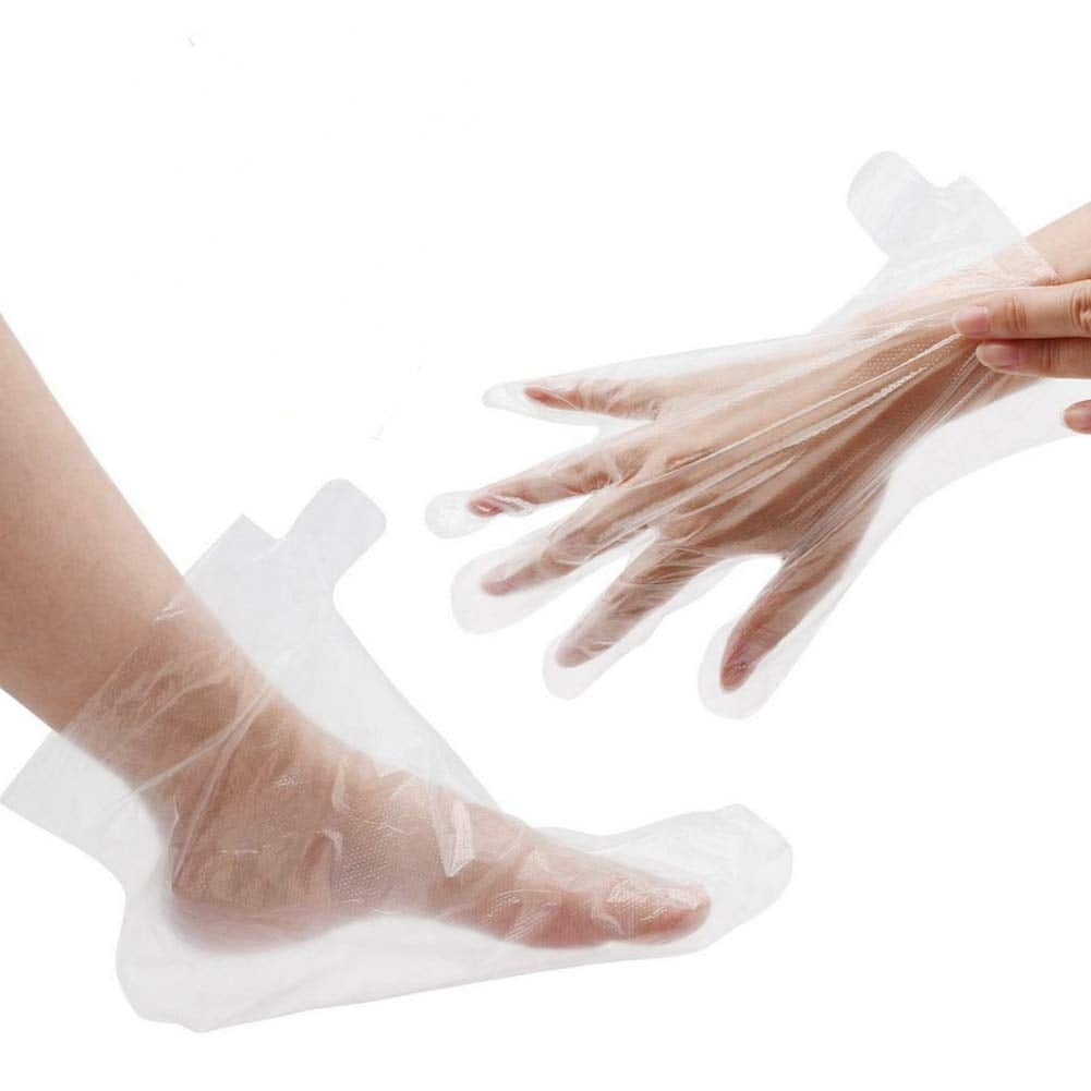 Trianu Paraffin Wax Liners for Feet and Hand, 200Pcs Plastic Hand and ...