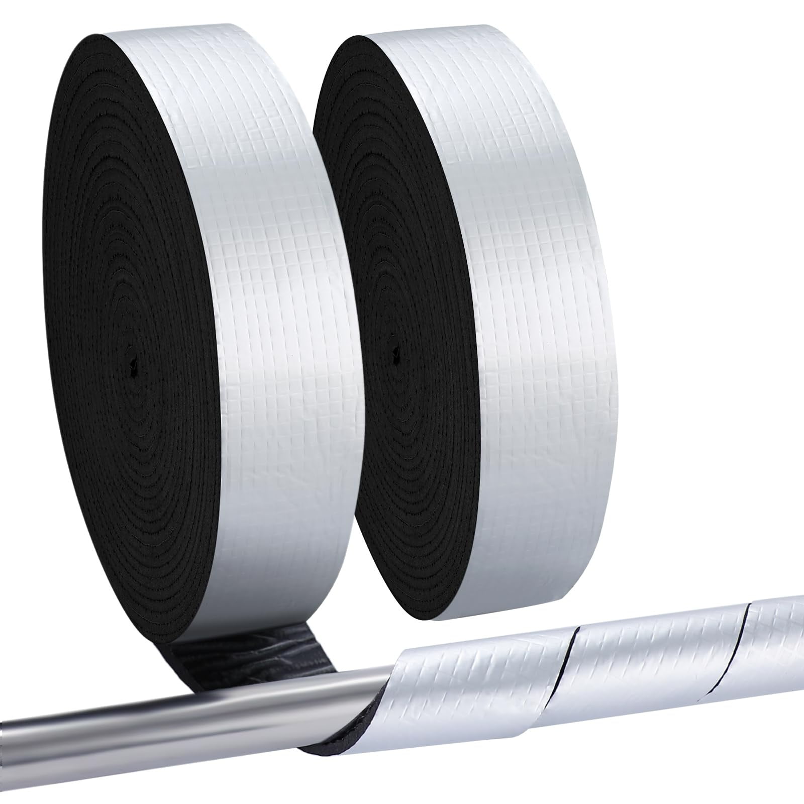 Trianu Pipe Insulation Tape Wrap 2 Rolls Outdoor Winter Cold Hot Water ...