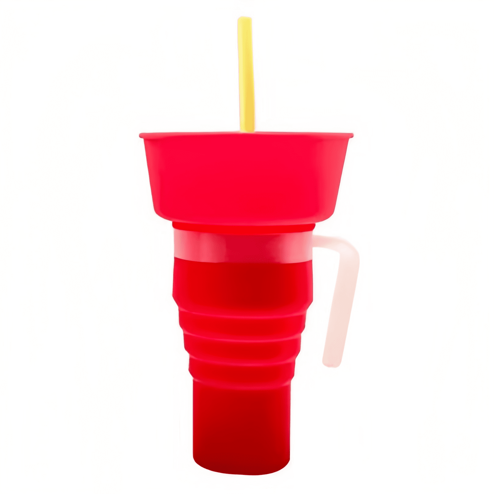 Trianu Stadium Cups, Cup with Snack Bowl on Top, Collapsible Stadium ...