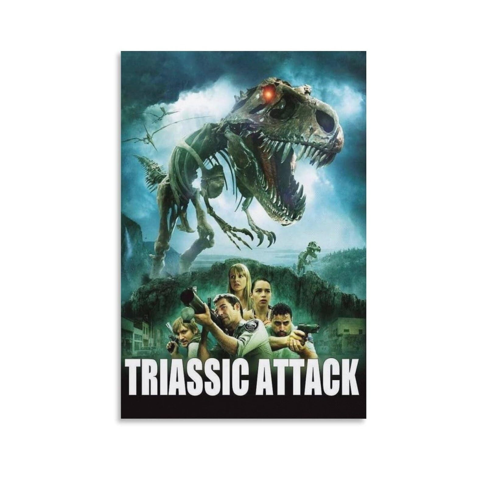 Triassic Attack Movie Poster Posters Art Print Wall Photo Paint Poster Hanging Picture Family ...