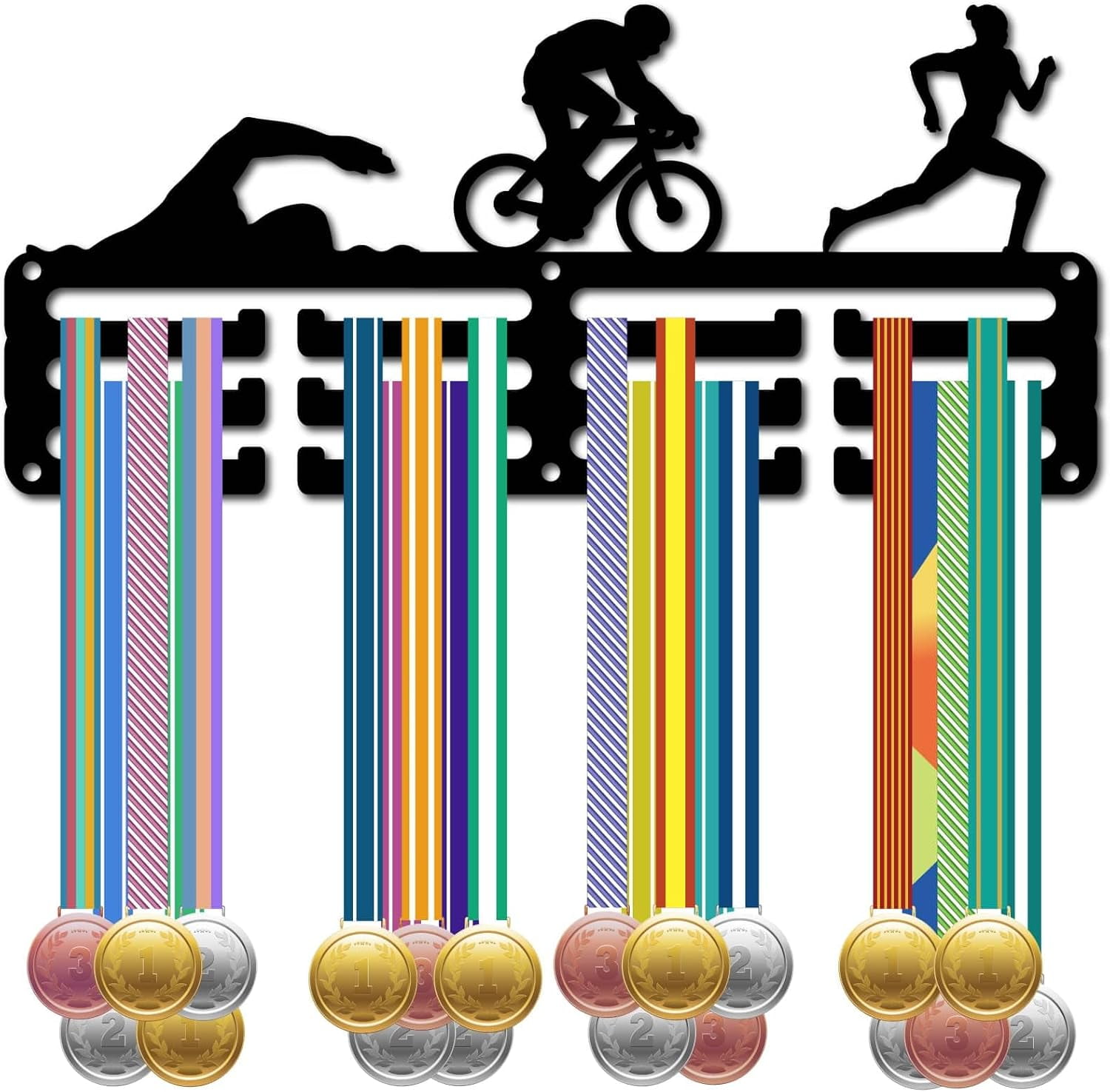 Triathlon Medals Holders Medal Display Hanger Small Medal Rack ...