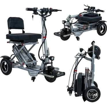 EV Rider TRANSPORT Automatic Folding Mobility Scooter Red - Walmart.com