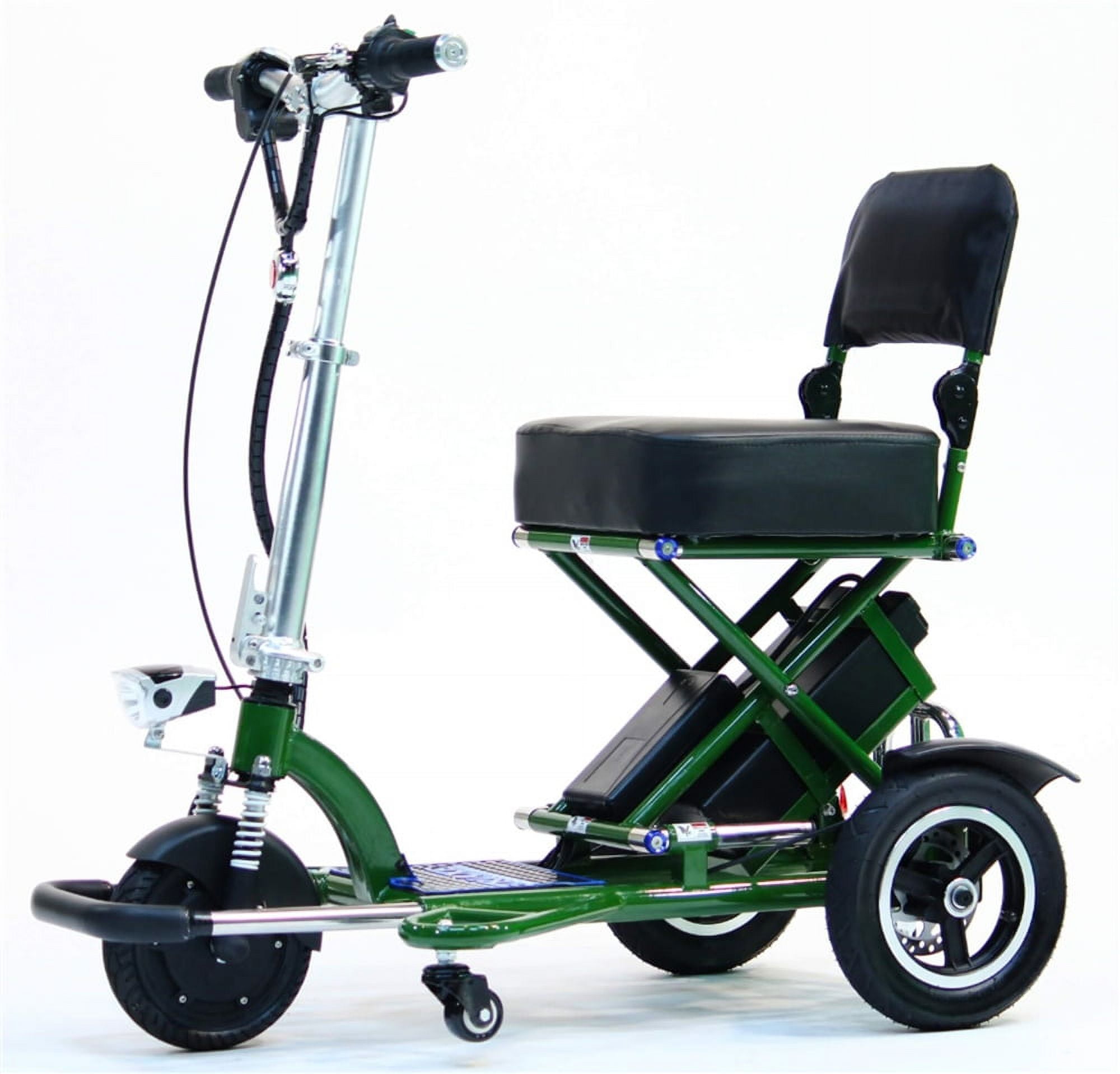 Triaxe Sport Protable Folding Mobility Scooter, Green - Walmart.com