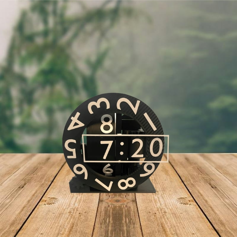 Triaxial Clock, Unique Modern 3D Printed Desktop Triaxial Numechron ...