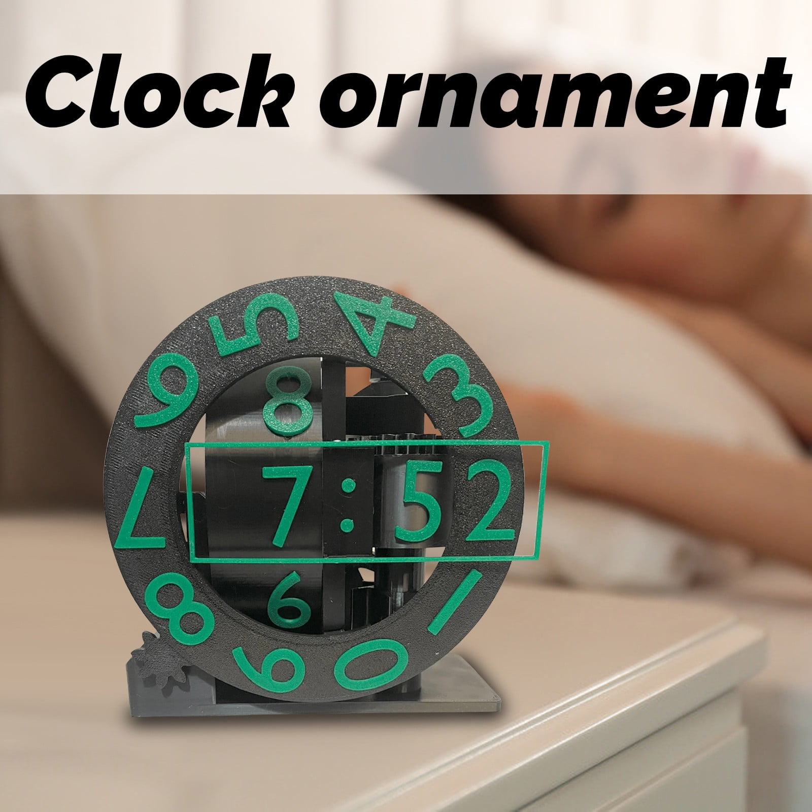 Triaxial Clock, Unique Modern 3D Printed Desktop Triaxial Numechron ...