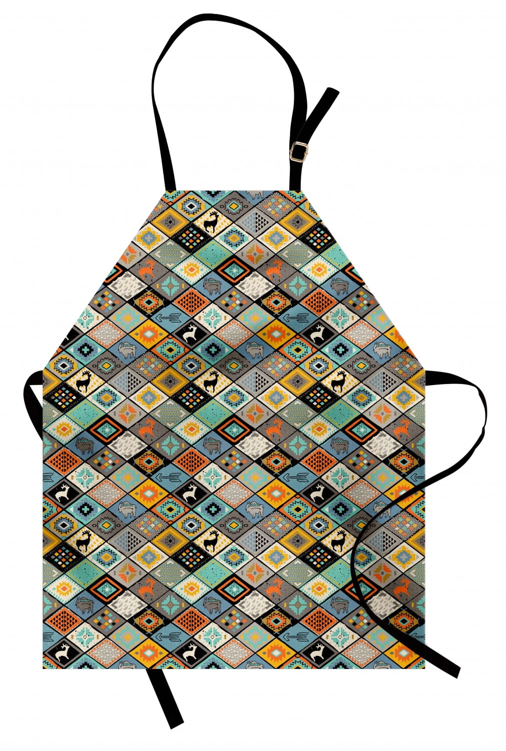 Tribal Apron Ethnic Primitive Culture Composition with Different Motifs ...