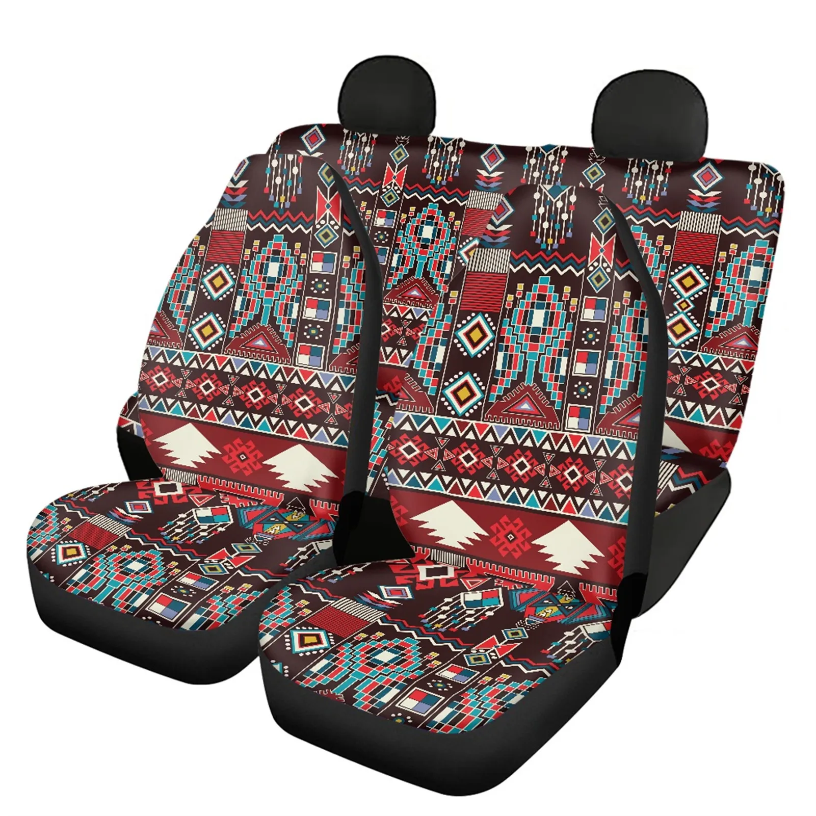 Tribal Aztec Indians American Set of 4 Car Seat Covers Front Back ...