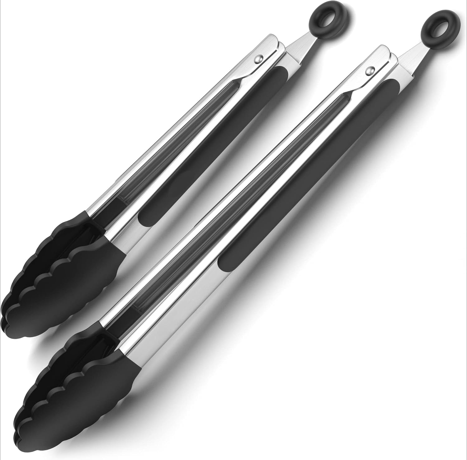 Tribal Cooking Kitchen Tongs with Silicone Tips - Stainless Steel tongs ...