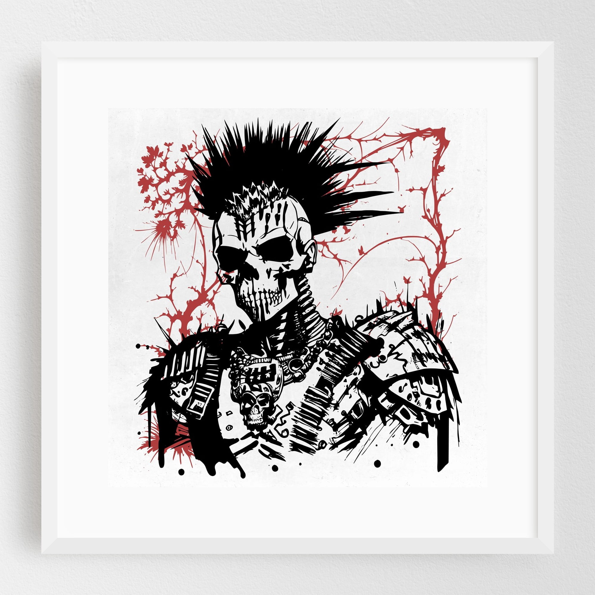 Tribal Dead. Ancient Visions - Illustration Skull Gothic Creepy ...